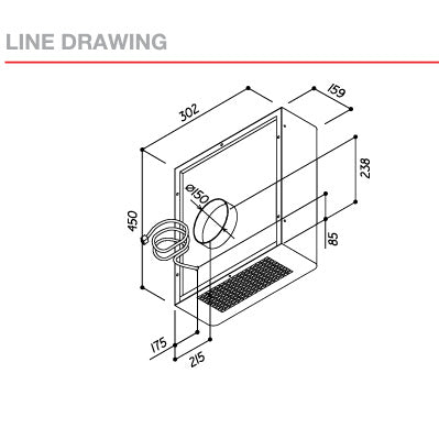 Sirius SEM21 Offboard Wall Mounted Motor Only (SEM21)