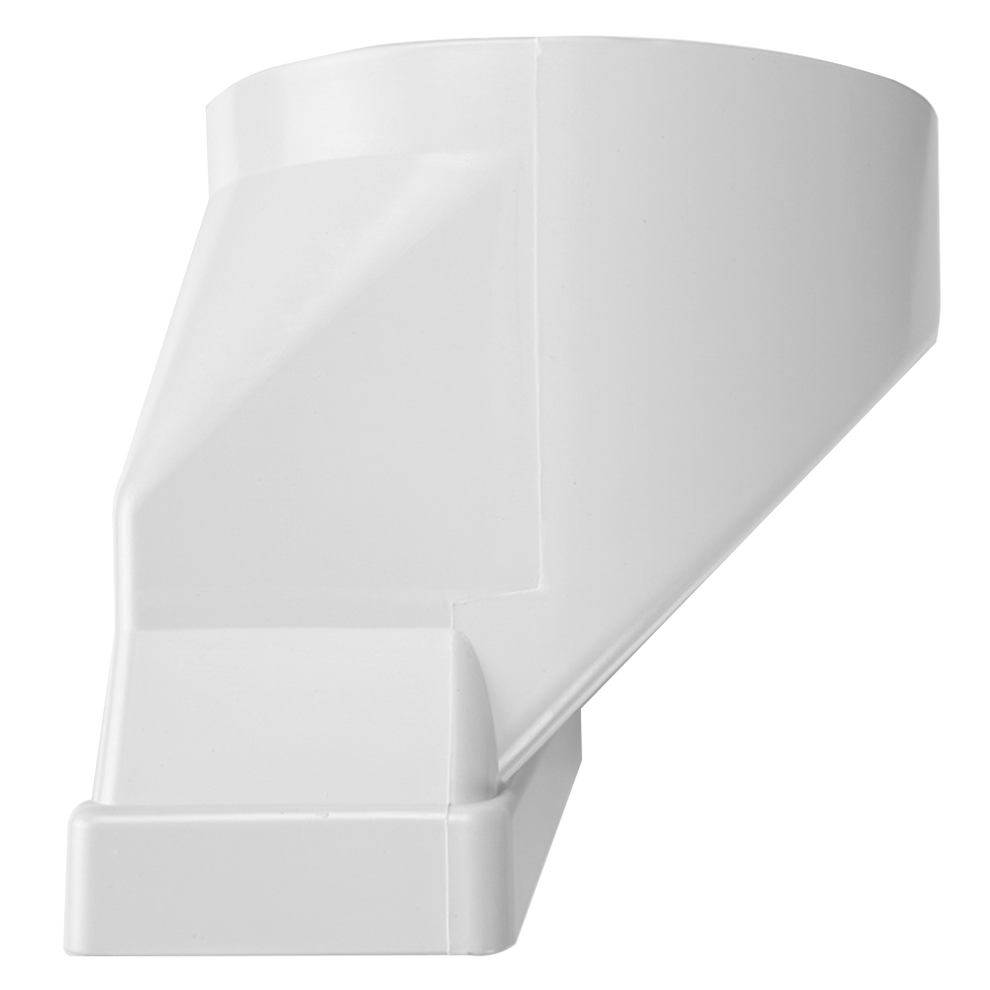 Sirius Straight 200mm Round to 200x90mm Rectangular Duct Adapter (SPS-