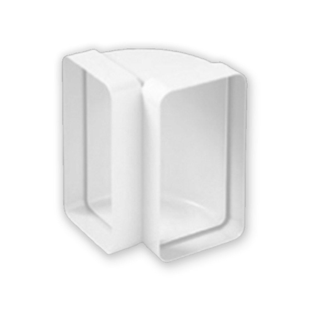 Sirius Vertical 220x90mm Rectangular Curved Duct Connector (SPS-661010
